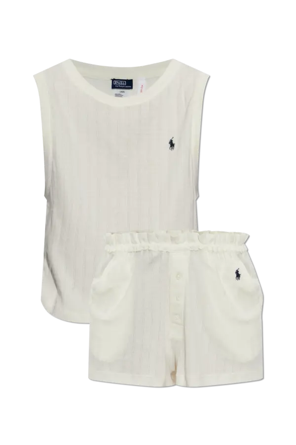 Polo Ralph Lauren Two-piece Pyjamas With Logo