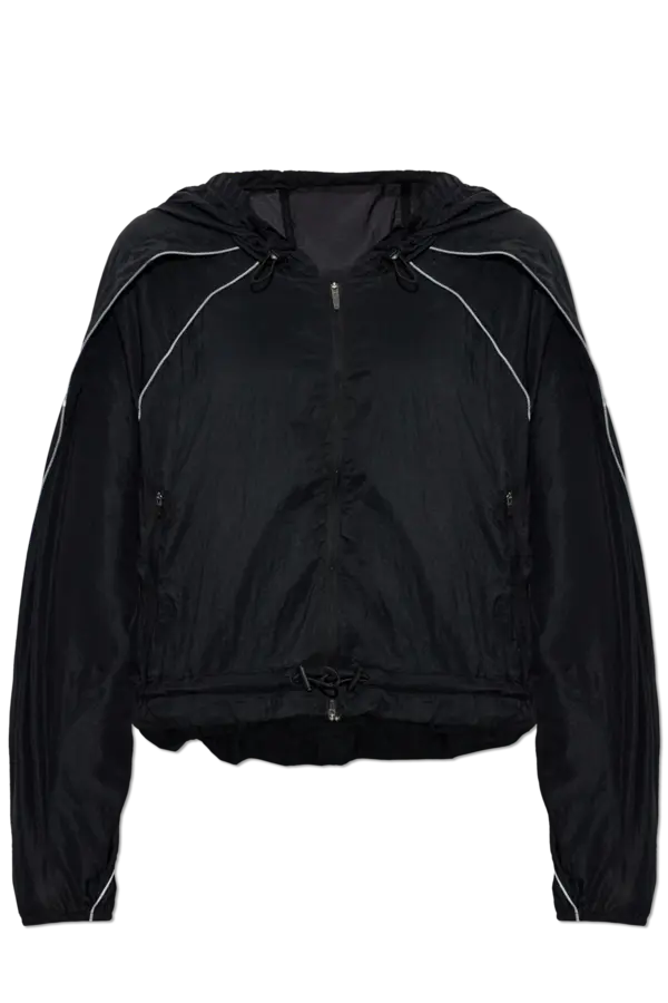 Adidas By Stella McCartney Hooded Jacket - Black