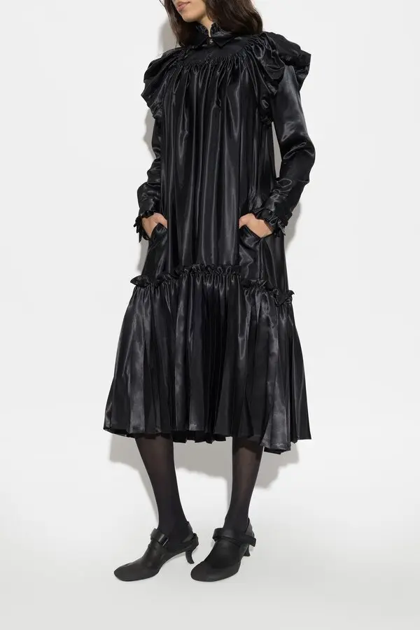 Comme Des Garçons Dress With Puff Sleeves