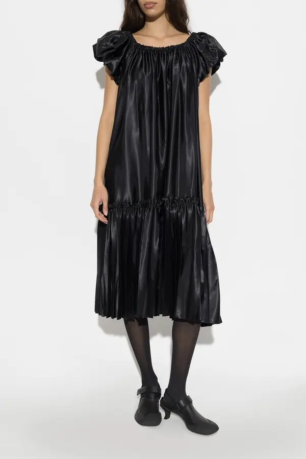 Comme Des Garçons Dress With Puff Sleeves
