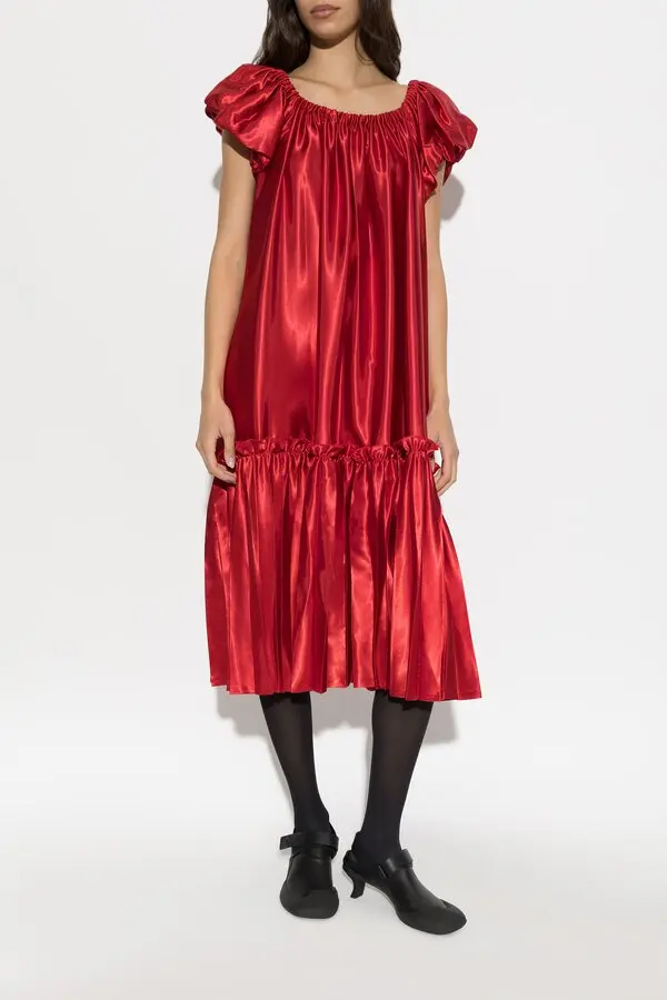 Comme Des Garçons Dress With Puff Sleeves