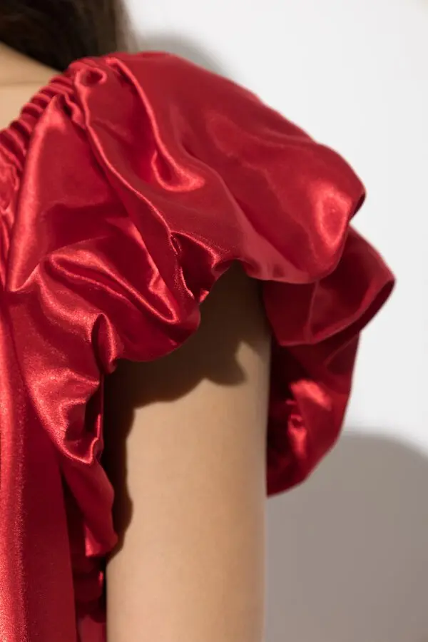Comme Des Garçons Dress With Puff Sleeves