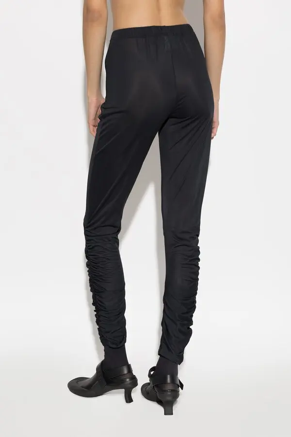 Comme Des Garçons Trousers With Gathers