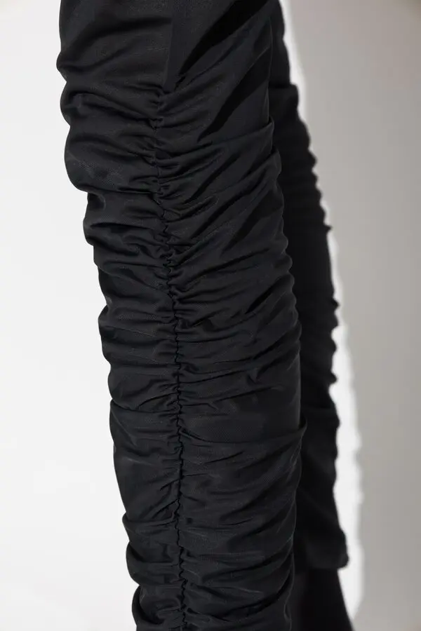Comme Des Garçons Trousers With Gathers