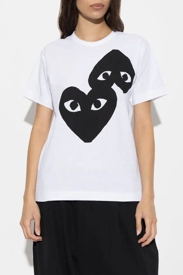 Play Comme Des Garcon T-shirt With Print