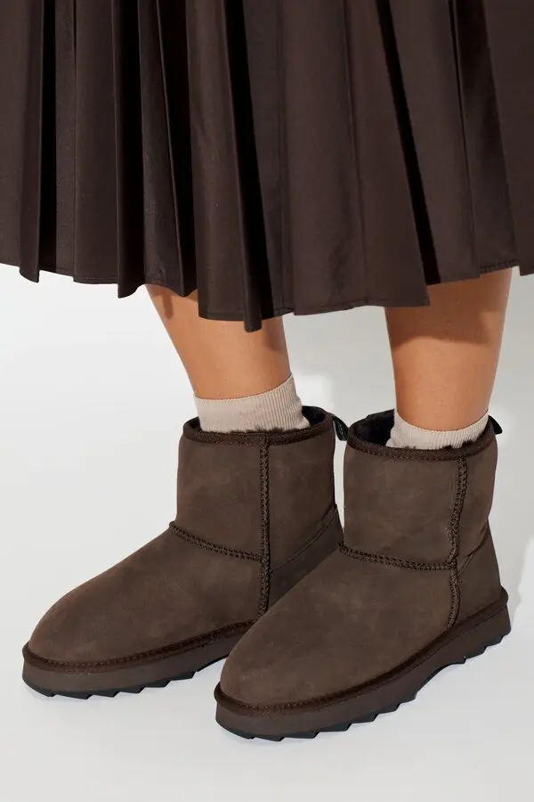 EMU AUSTRALIA Suede Snow Boots ‘sharky Mini