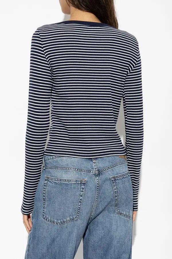 Rag & Bone Striped Pattern Top