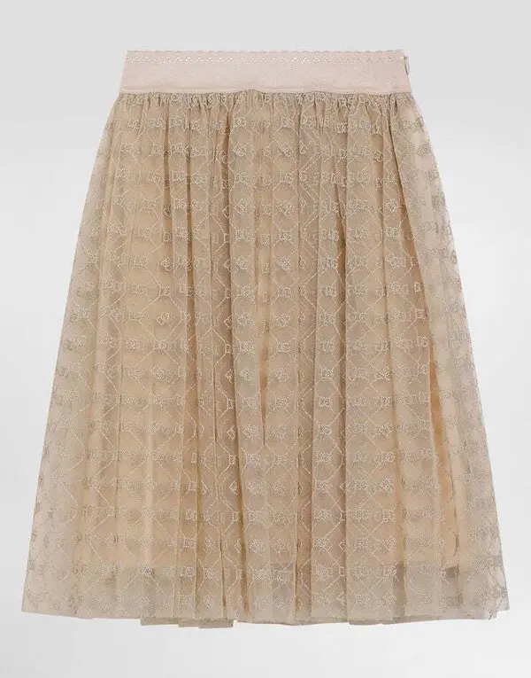 Dolce & Gabbana Silk Midi Skirt