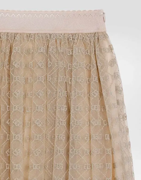 Dolce & Gabbana Silk Midi Skirt
