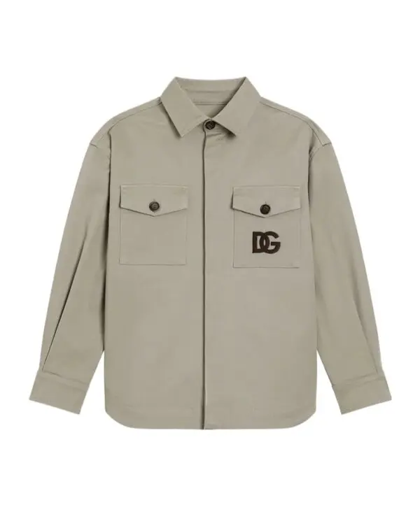 Dolce & Gabbana Dg Logo Shirt - Beige