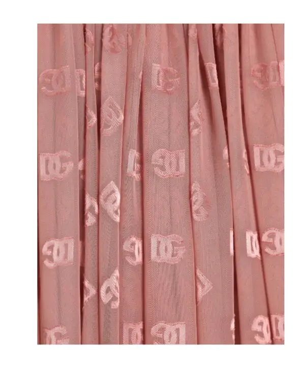 Dolce & Gabbana Embroidered-logo Maxi Skirt