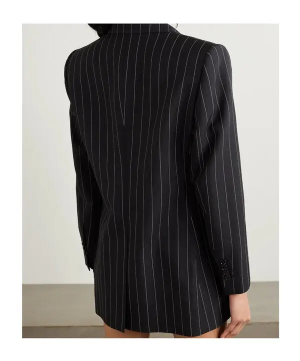 Dolce & Gabbana Pinstripe Padded-shoulder Blazer