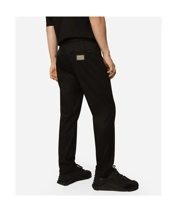 Dolce & Gabbana Dolce Gabbana Logo Patch Jogging Pants