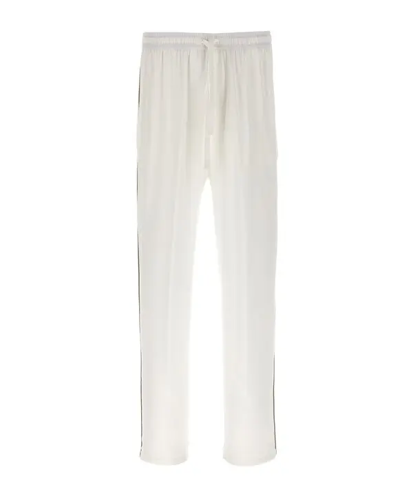 Dolce & Gabbana Dolce Gabbana Logo Embroidered Pajama Pants