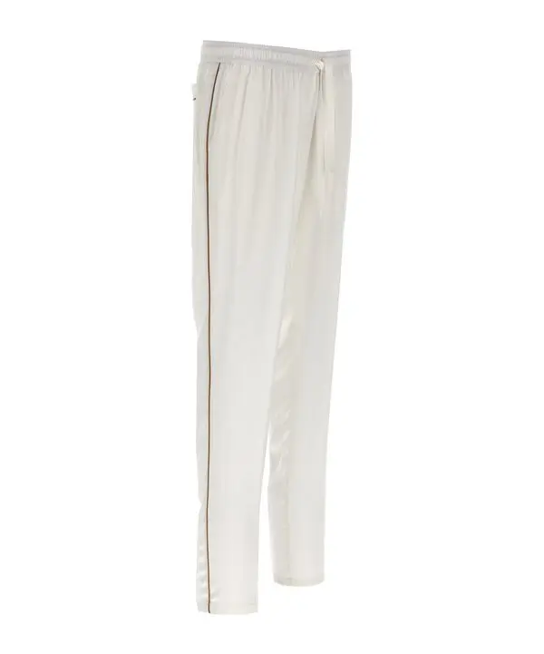 Dolce & Gabbana Dolce Gabbana Logo Embroidered Pajama Pants