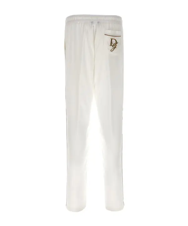 Dolce & Gabbana Dolce Gabbana Logo Embroidered Pajama Pants