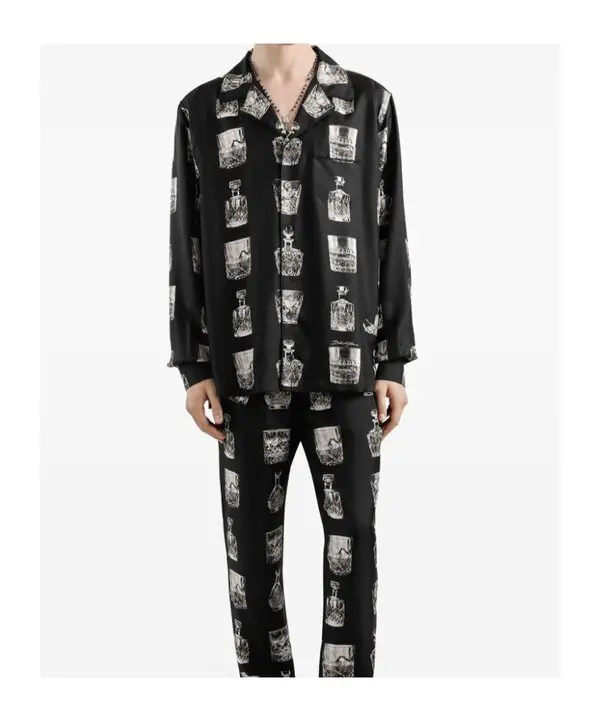 Dolce & Gabbana Dolce Gabbana Printed Long Sleeve Shirt