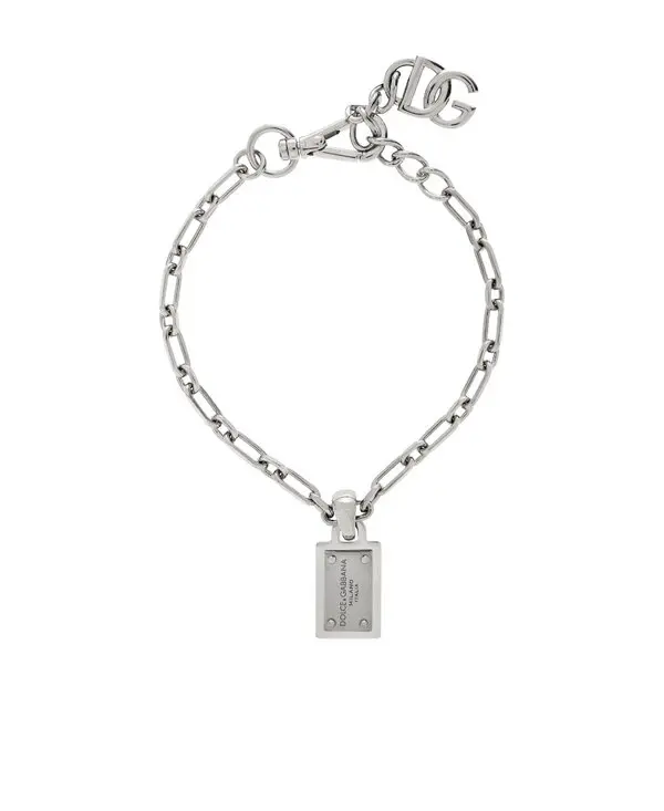 Dolce & Gabbana Dolce Gabbana Logo Charm Bracelet