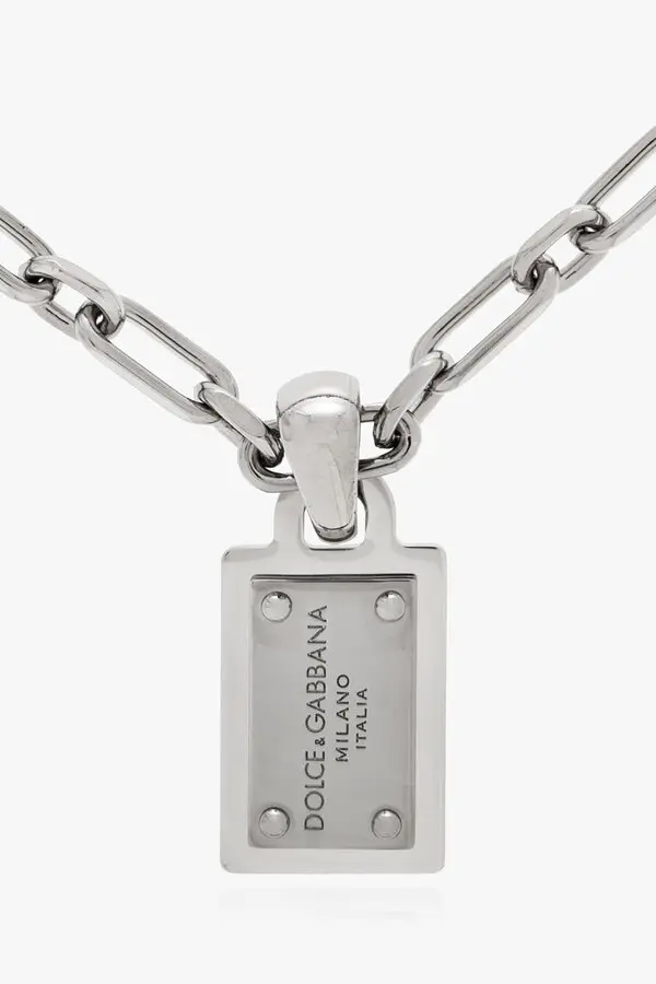 Dolce & Gabbana Dolce Gabbana Logo Charm Bracelet