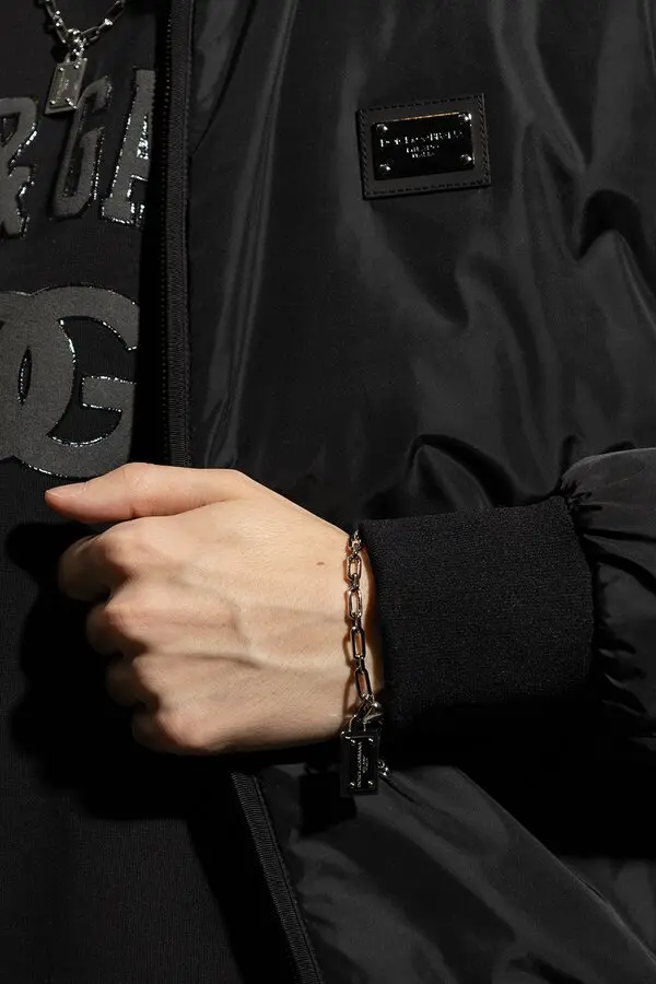 Dolce & Gabbana Dolce Gabbana Logo Charm Bracelet