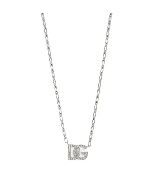Dolce & Gabbana Logo-charm Chain-link Necklace
