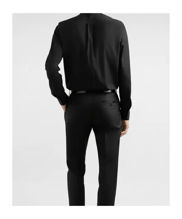 Dolce & Gabbana Dolce Gabbana Heraldic Patch Long-sleeved Shirt