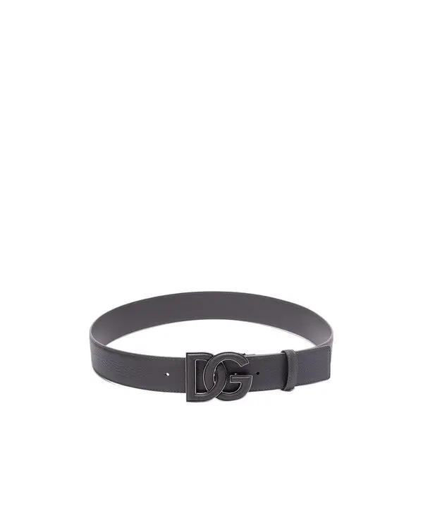 Dolce & Gabbana Logo-buckle Leather Belt