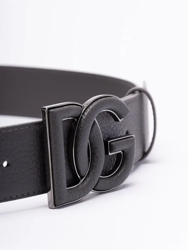 Dolce & Gabbana Logo-buckle Leather Belt