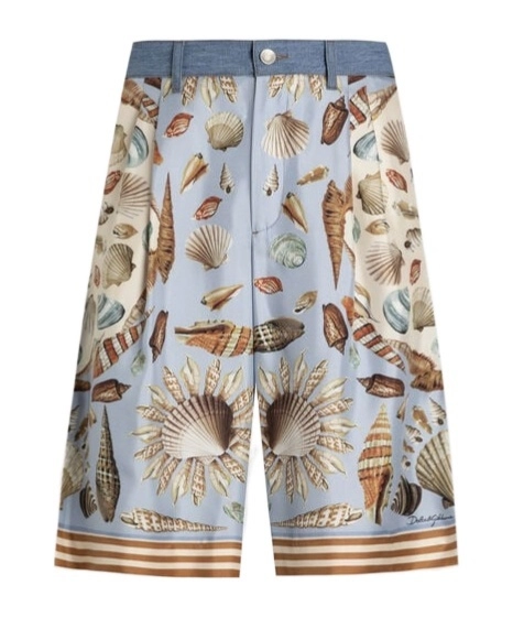 Dolce & Gabbana Cotton-silk Bermuda Shorts