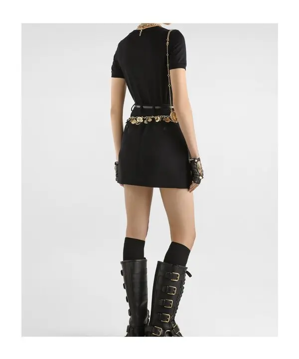 Dolce & Gabbana Dolce Gabbana Bow Detailed Jersey T-shirt
