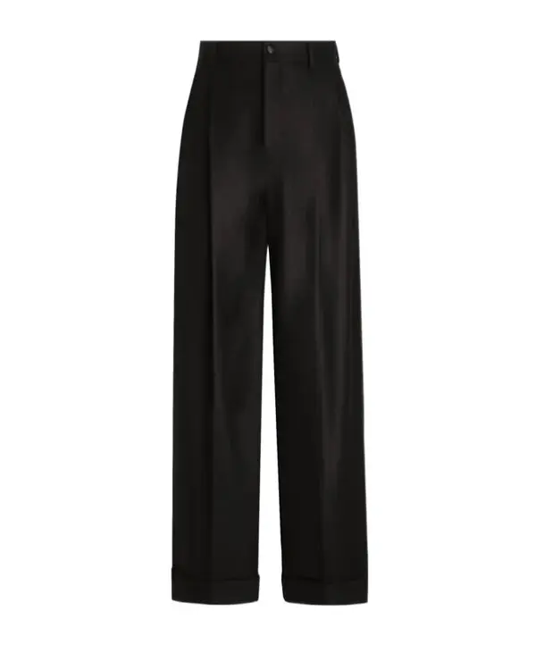 Dolce & Gabbana Pleated-front Wool Trousers