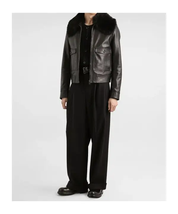 Dolce & Gabbana Pleated-front Wool Trousers