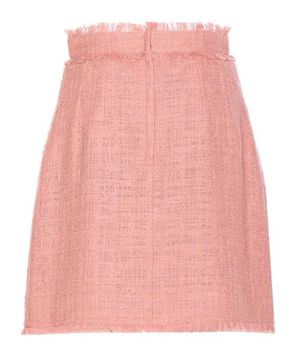 Dolce & Gabbana Dolce Gabbana Frayed Edge Mini Skirt
