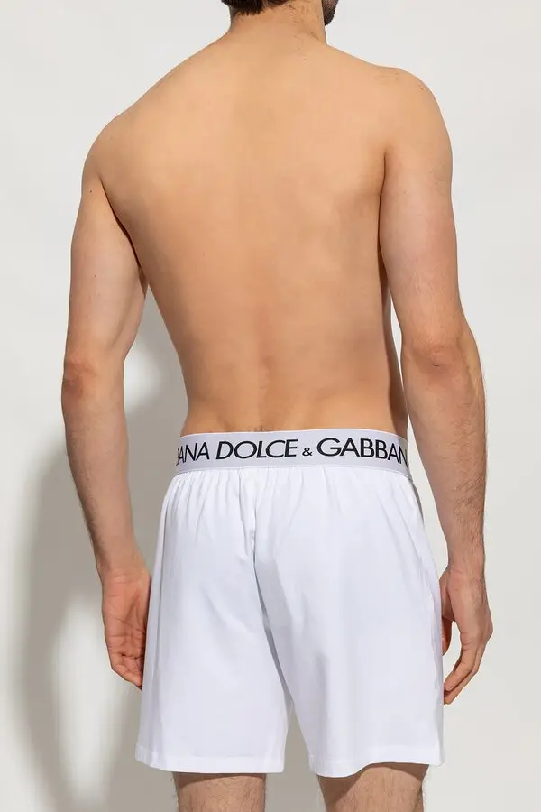 Dolce & Gabbana Logo-waistband Boxer Shorts