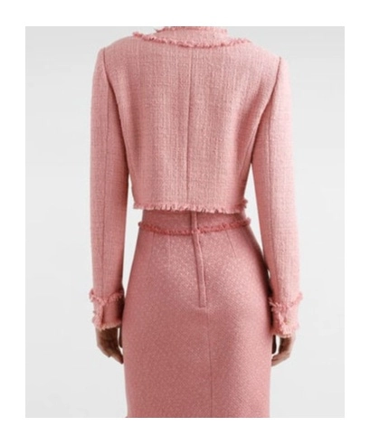 Dolce & Gabbana Dolce Gabbana Cropped Raschel Tweed Jacket