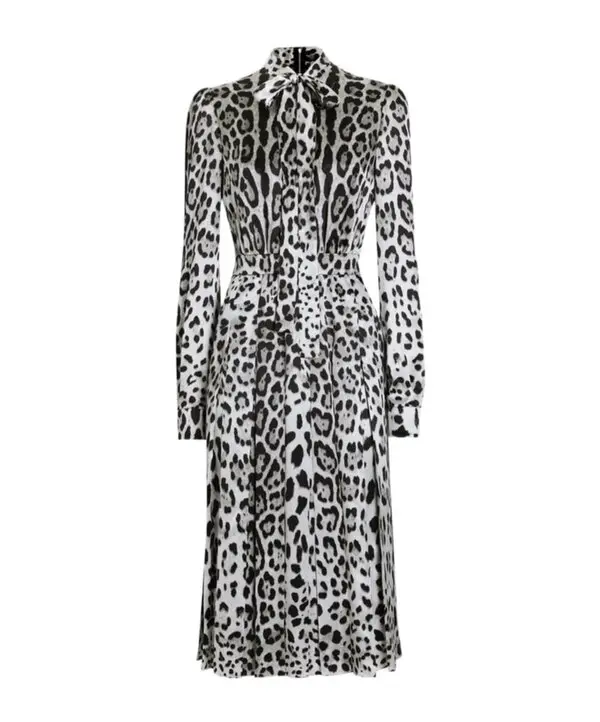 Dolce & Gabbana Animal-print Midi Dress