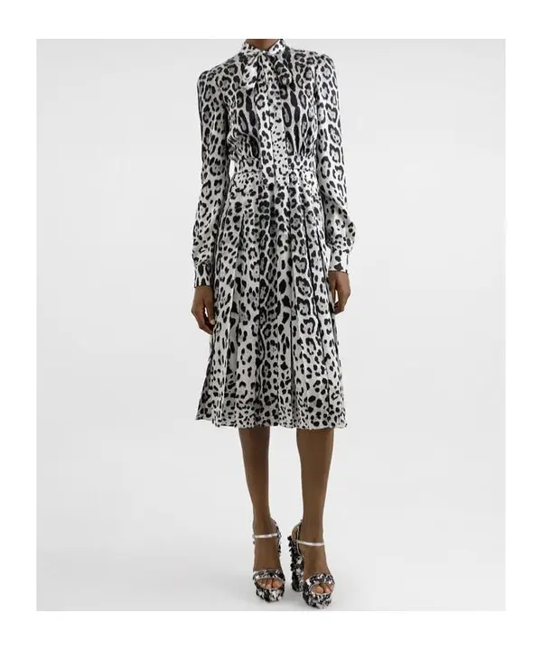 Dolce & Gabbana Animal-print Midi Dress