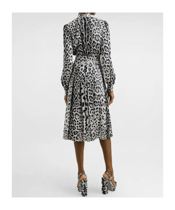 Dolce & Gabbana Animal-print Midi Dress