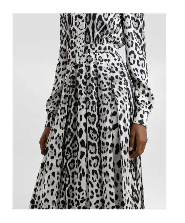 Dolce & Gabbana Animal-print Midi Dress