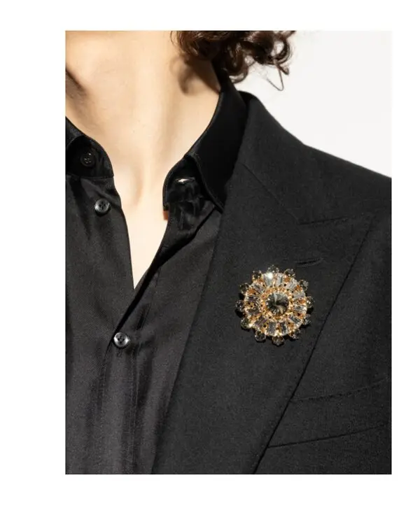 Dolce & Gabbana Dolce Gabbana Floral Motif Brooch