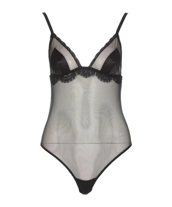Dolce & Gabbana Dolce Gabbana Lace Tulle Bodysuit