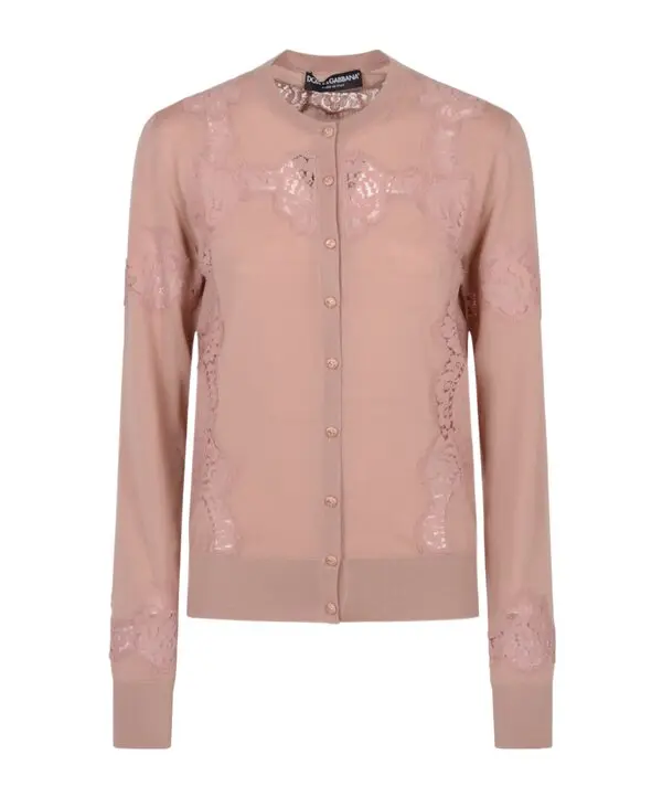 Dolce & Gabbana Dolce Gabbana Lace Detailed Top