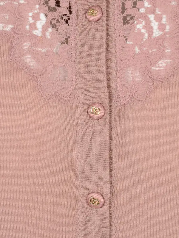 Dolce & Gabbana Dolce Gabbana Lace Detailed Top