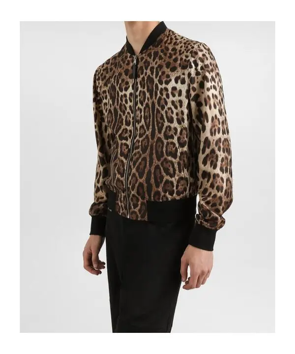 Dolce & Gabbana Print Bomber Jacket