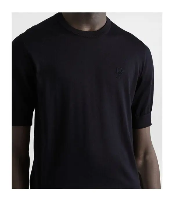 Dolce & Gabbana Logo-embroidered T-shirt - Blue