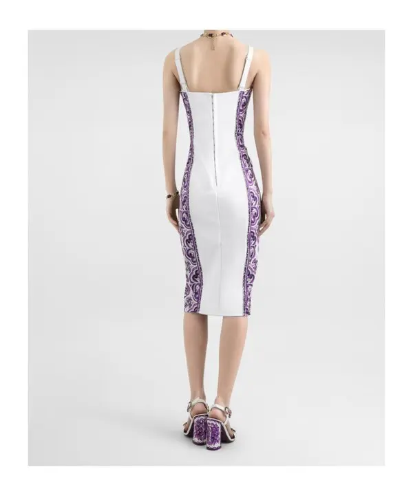 Dolce & Gabbana Dolce Gabbana Majolica Printed Mini Dress