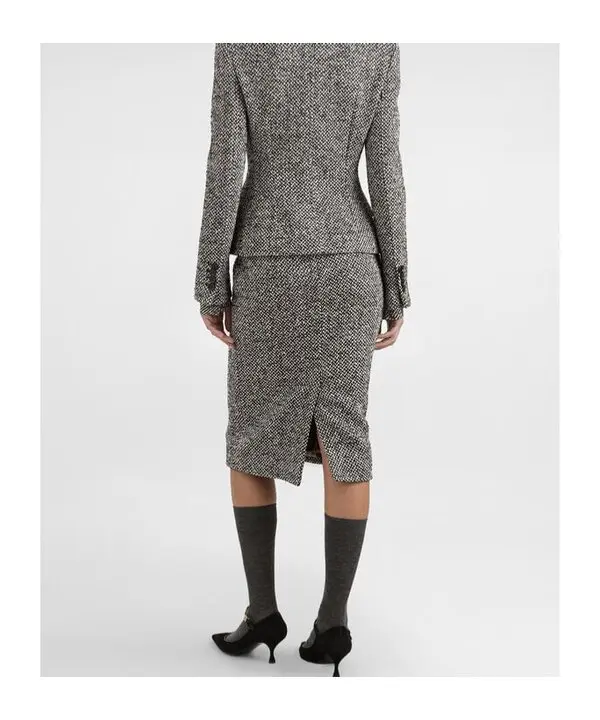 Dolce & Gabbana Dolce Gabbana Dotted Sheath Skirt