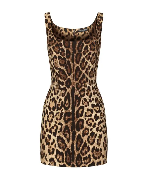 Dolce & Gabbana Leopard Print Minidress