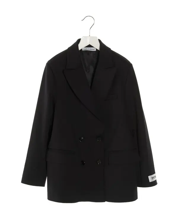 Dolce & Gabbana Double-breasted Silk Blazer