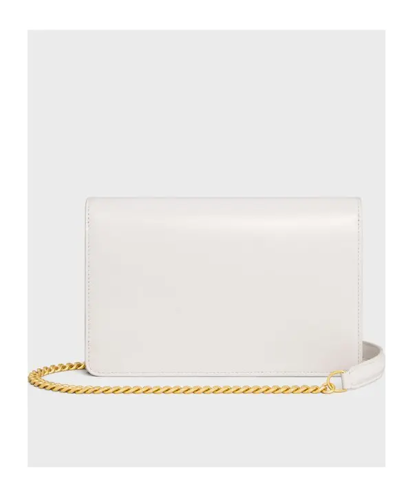 Celine Wallet On Chain Margo In Shiny Calfskin